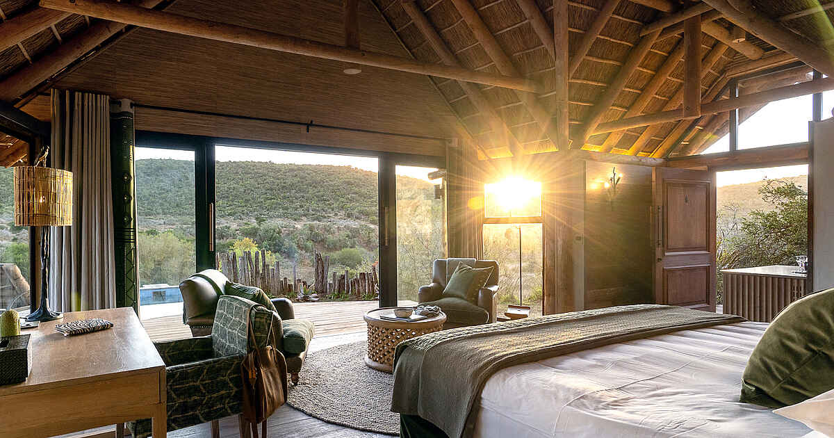 Great Fish River Lodge, Kwandwe Private Game Reserve, Südafrika ...